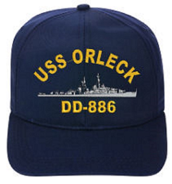 My hat story by Melvin Almond, USS ORLECK sailor. – Destroyer USS ...