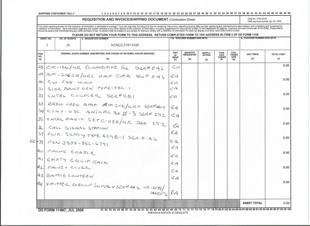 DD 1149 from USS BARRY strip trip (July 2015) – Destroyer USS Orleck ...